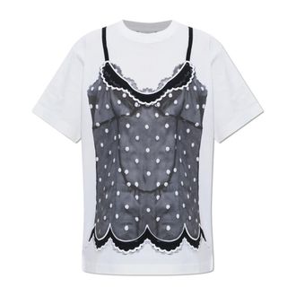 Marc Jacobs Femme, Tops, Blanc, Taille: 36 FR T-Shirt Imprim&eacute;