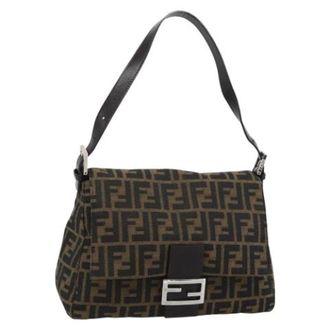 Fendi Pre-owned Sac bandouli&egrave;re en toile Zucca - Femme - Pre-owned - Brun - Taille: ONE Size