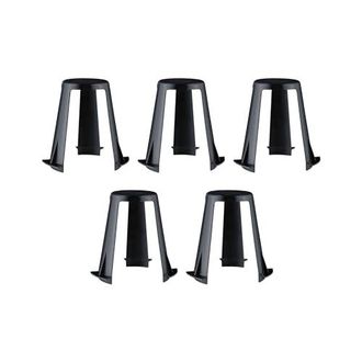 Paulmann 92400 Zubeh&ouml;r Abstandshalter f&uuml;r Einbauleuchten 5er-Set 62-90mm Schwarz Kunststoff