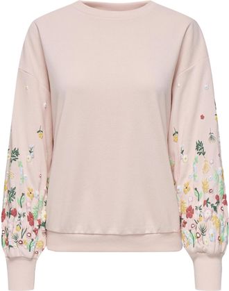 Only Onlbrooke L/S O-Neck Flower SWT Noos
