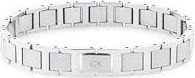 Calvin Klein Bracelet à Maillons pour Homme Collection ENHANCE en Acier Inoxidable - 35100008