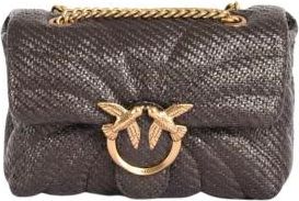 Pinko Pinko, Femme, Sacs, Brun, Taille: ONE Size Love Puff Mini Sac Bandouli&egrave;re