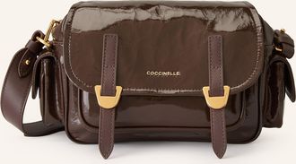 Coccinelle Coccinelle Umhängetasche Campus Shiny Small braun