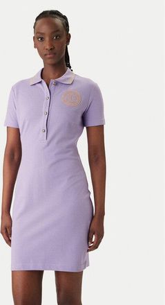 Versace Jeans Couture Kleid f&uuml;r den Alltag 80HAOT03 CJ01T Violett Slim Fit