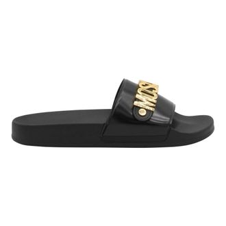 Moschino Schwarze flache Schuhe f&uuml;r M&auml;nner - - Shoes - Herren - Schwarzk - 41 EU