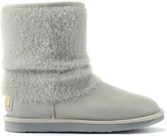 Australia Luxe Fame Short Ice Gray Ankle Boots