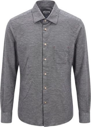 Kiton Chemise Nerano - Homme - Chemises - Gris - Taille: XL