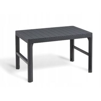 Keter Lyon 2in1 Gartentisch 116 x 66 cm, Graphit