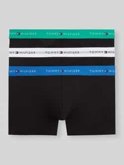 Tommy Hilfiger Regular Fit Trunks aus Baumwoll-Mix im 3er-Pack