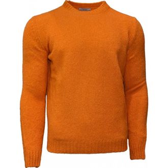 Ferrante Rundhals-Strickware - - Knitwear - Herren - Orange - 2XL