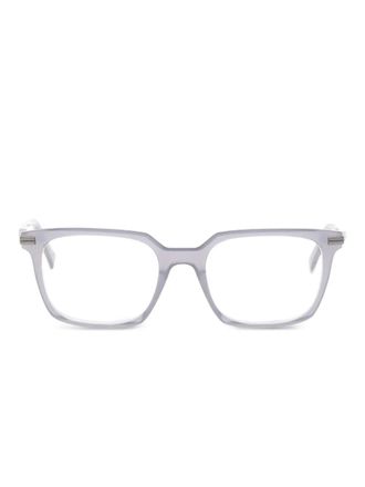 Ermenegildo Zegna lunettes de vue &agrave; monture rectangulaire - Gris