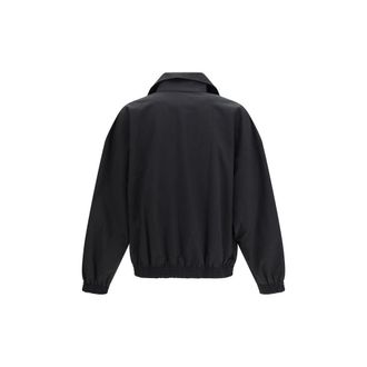 Balenciaga Stretch Technical Cotton Jacket - Black