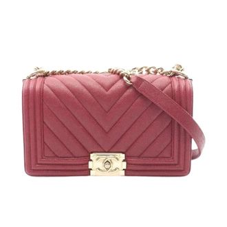 Chanel Sac bandouli&egrave;re Chanel Boy Pre-owned - Femme - Pre-owned - Rouge - Taille: ONE Size