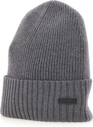 HUGO BOSS Homme, Accessoires, Gris, Taille: ONE Size Fati Beanie