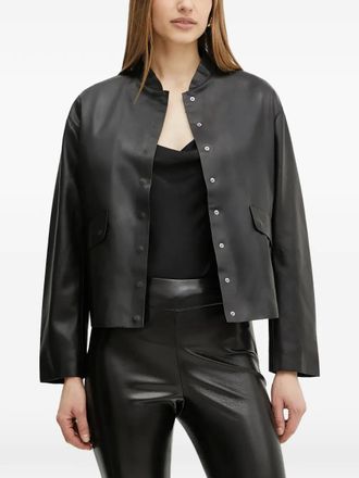 Fracomina buttoned cropped jacket - Schwarz