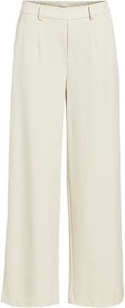 Object Objlisa Pantalon Large en Tissu Noos pour Femme, Sandshell, 46