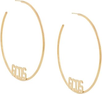GCDS Gcds, Femme, Accessoires, Jaune, Taille: ONE Size Earrings