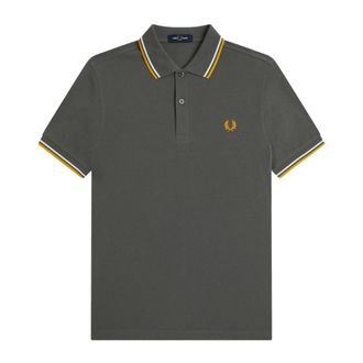 Fred Perry M3600 Polo-Shirt - - Tops - Herren - Gr&uuml;n - L