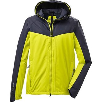 Killtec Herren Funktionsjacke mit Kapuze und Spritzschutz, packbar KOS 28 MN JCKT