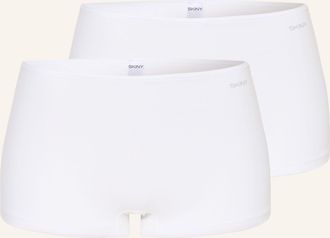 Skiny Skiny 2er-Pack Panties Skiny Advantage Cotton Stretch weiss