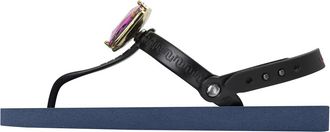 UZURII Slipper & Pantoletten - Zehentrenner Selena Diamond Blue - Gr. 35,5 (EU) - in Blau - für Damen