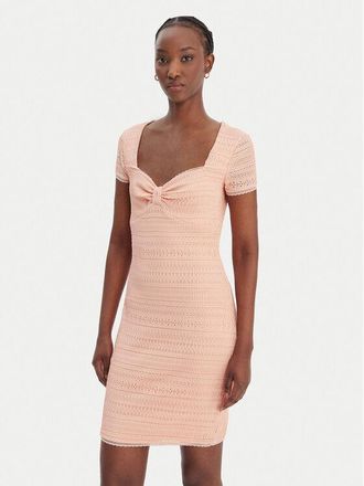 Guess Kleid f&uuml;r den Alltag W6GK15 K2950 Orange Slim Fit