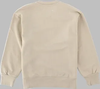 Maison Margiela Logo-Print Cotton Sweatshirt - White