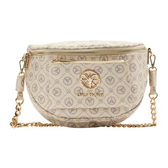 Carlo Colucci Bauchtasche mit Kette und Logoprint Costalonga - - Bags - unisex - Beige - ONE SIZE