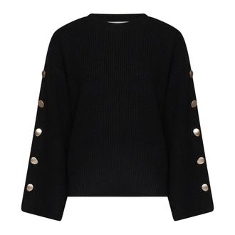 Kaos Kaos - Pull &agrave; col rond - Femme - Pulls - Noir - Taille: 38 FR