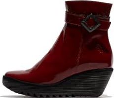 FLY London Femme YUJI596FLY Fashion Boot, Rouille Intense, 38 EU