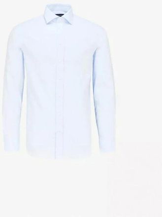 Emporio Armani Homme, Chemises, Bleu, Taille: 3XL Chemise Coupe Moderne