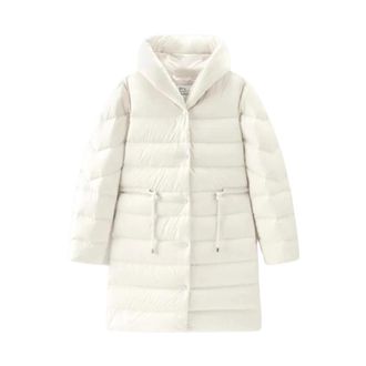 Woolrich Ellis Long Jacket - - Jackets - Damen - Wei&szlig; - S