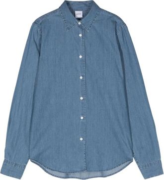 Aspesi Femme, Blouses et Chemises, Bleu, Taille: 38 FR Chemise en denim
