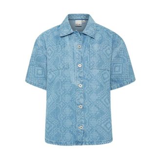 Ichi Ichi, Damen, Blusen & Hemden, Blau, XSGr&ouml;&szlig;e