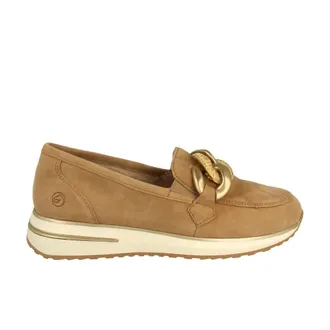 Remonte Beiger Slip-On mit Goldenen Akzenten - - Shoes - Damen - Braun - 37 EU