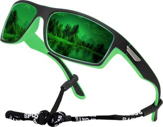Skyway Polarisierte Sonnenbrille Herren, Sportbrille Fahrradbrille Herren Damen zum Baseball Laufen Radfahren Angeln Golfen UV400-Schutz Sonnenbrille