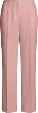 Alberta Ferretti Gerade geschnittene Hose aus Enver-Satin - - Trousers - Damen - Rosa - S