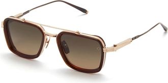 Akoni Homme, Accessoires, Brun, Taille: ONE Size Lunettes de soleil Solis Navigator