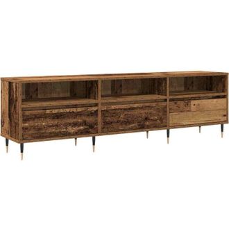 vidaXL Vidaxl - Meuble tv Bois ancien 150 x 30 x 44.5 cm Bois ding&eacute;nierie
