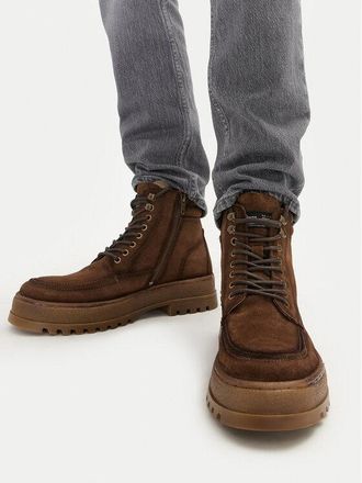 Pepe Jeans London Schn&uuml;rstiefeletten PMS50250 Braun