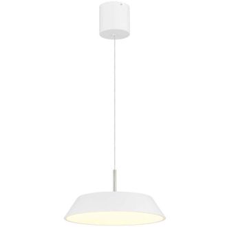 Globo Lighting Pendelleuchte Pendelleuchte Deckenlampe wei&szlig; LED h&ouml;henverstellbar H 180 cm