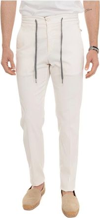 Marco Pescarolo Homme, Pantalons, Beige, Taille: XL Caracciolo Pantalon Jogger