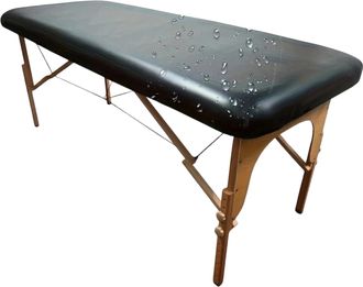 Generic Wasserdichter Massagetisch-PU-Bezug - schmutzabweisender Dicker Oberflächenschutz, abnehmbare, leicht zu reinigende, langlebige Polsterschicht, geruch