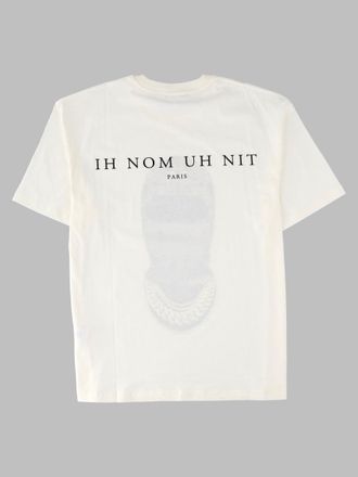 Ih Nom Uh Nit Mask Jewelry Graphic Print T-Shirt - White
