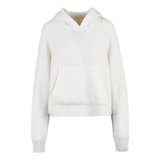 Palm Angels Damen, Sweatshirts & Hoodies, Wei&szlig;, MGr&ouml;&szlig;e