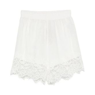 Ermanno Scervino Damen, Shorts, Wei&szlig;, SGr&ouml;&szlig;e