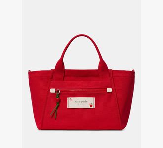 Kate Spade New York Dash Tote Aus Erdbeer-Canvas