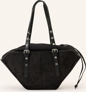 N&uacute;noo N&uacute;noo Beuteltasche Nora Scale Small schwarz