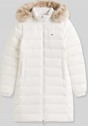 Tommy Jeans Daunenmantel mit abnehmbarer Kapuze
