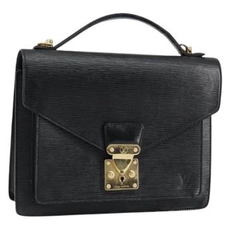 Louis Vuitton Pre-owned Vintage Lederhandtasche - - Pre-owned - Damen - Schwarzk - ONE SIZE